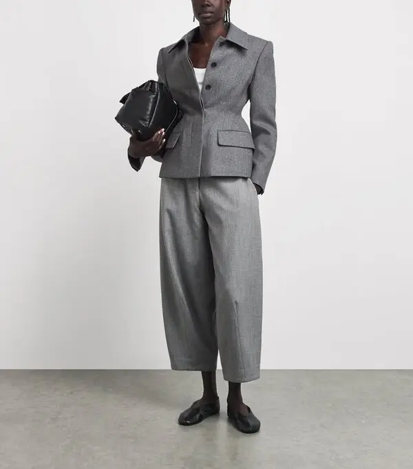 Source Unknown Wool-blend Hourglass Terzo Blazer