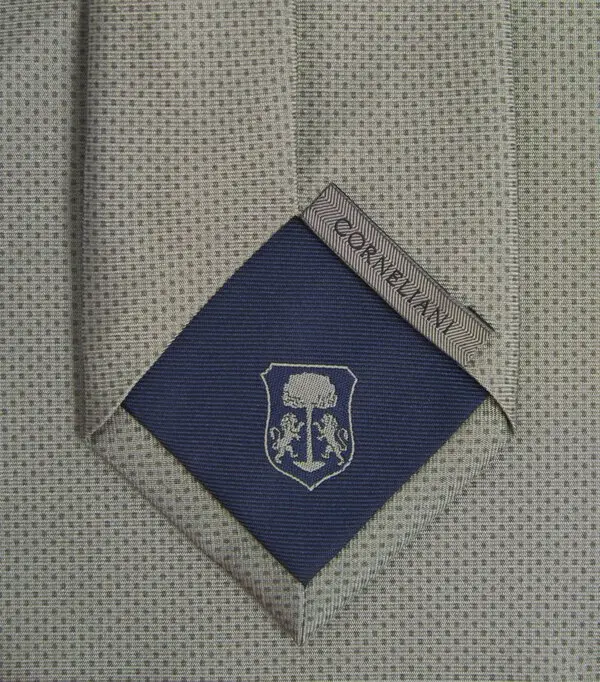 Corneliani Silk Necktie And Pocket Square Set