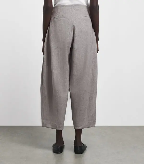 Source Unknown Pintuck Bimba Wide-leg Trousers