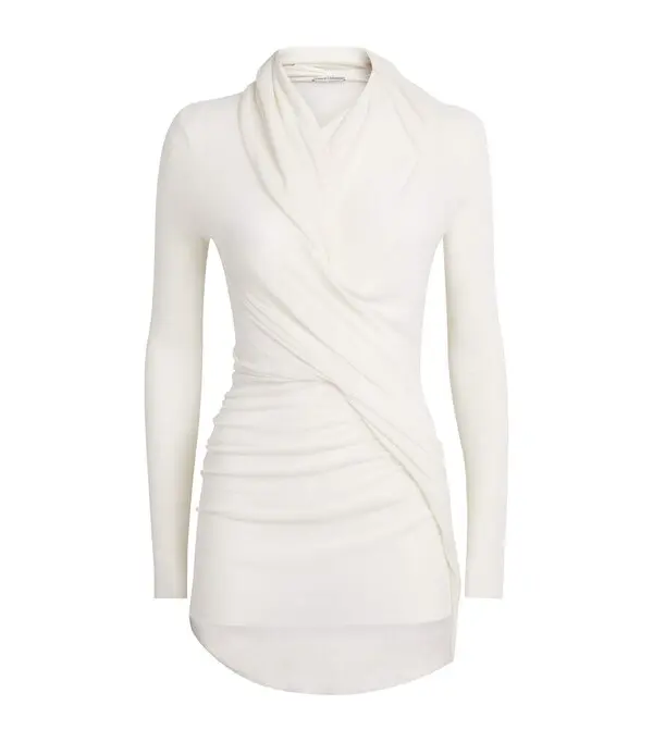 Source Unknown Asymmetric-drape Folgore Top