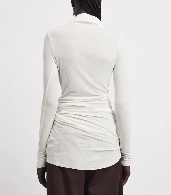 Source Unknown Asymmetric-drape Folgore Top