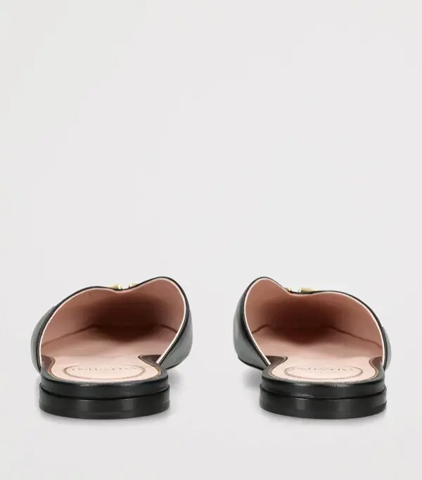 Valentino Garavani Leather Vlogo Signature Mules