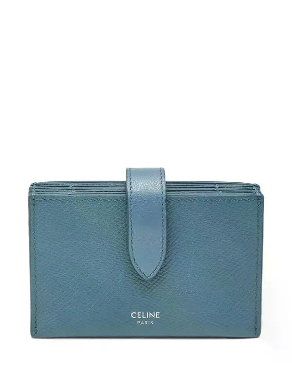 Celine 2019 Accordeon Card Holder - Blue