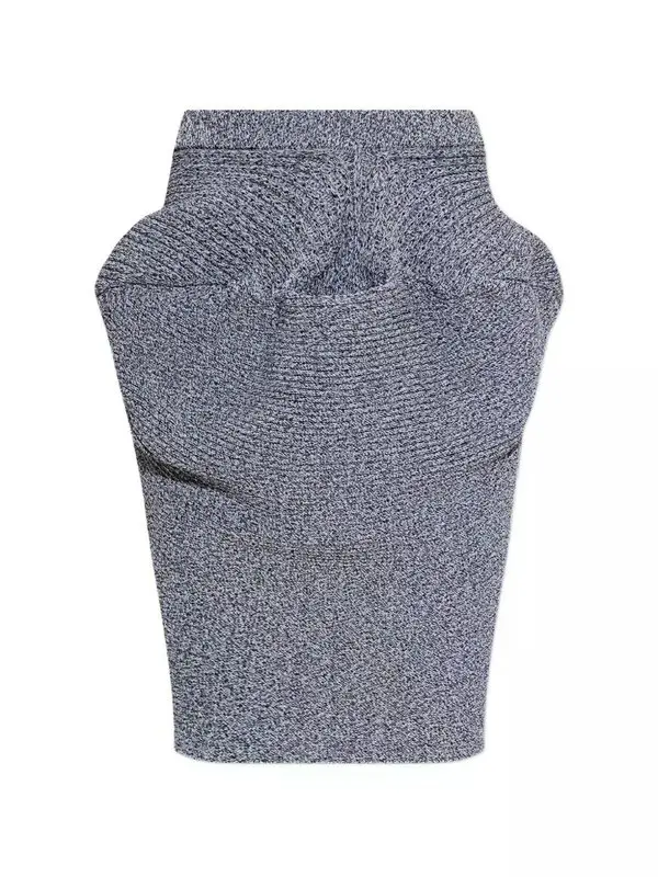 Issey Miyake Found Stone Pocket Midi Skirt