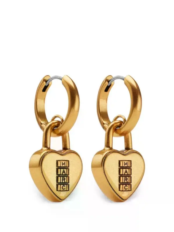 Marc Jacobs Heart Padlock Earrings