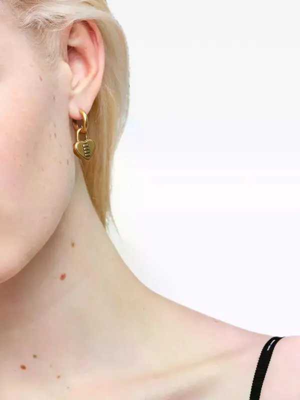 Marc Jacobs Heart Padlock Earrings