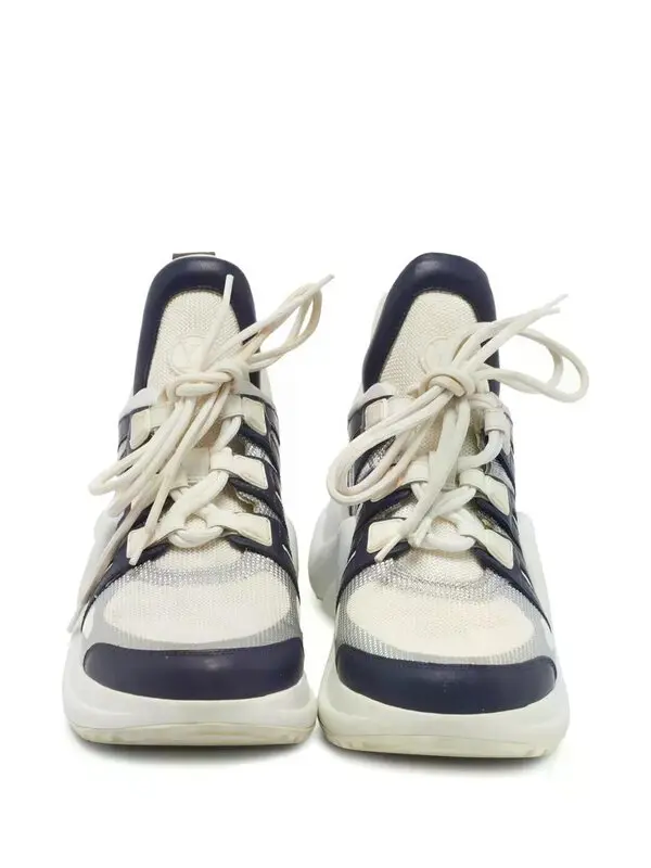 LOUIS VUITTON Archlight Lace-up Sneakers - White