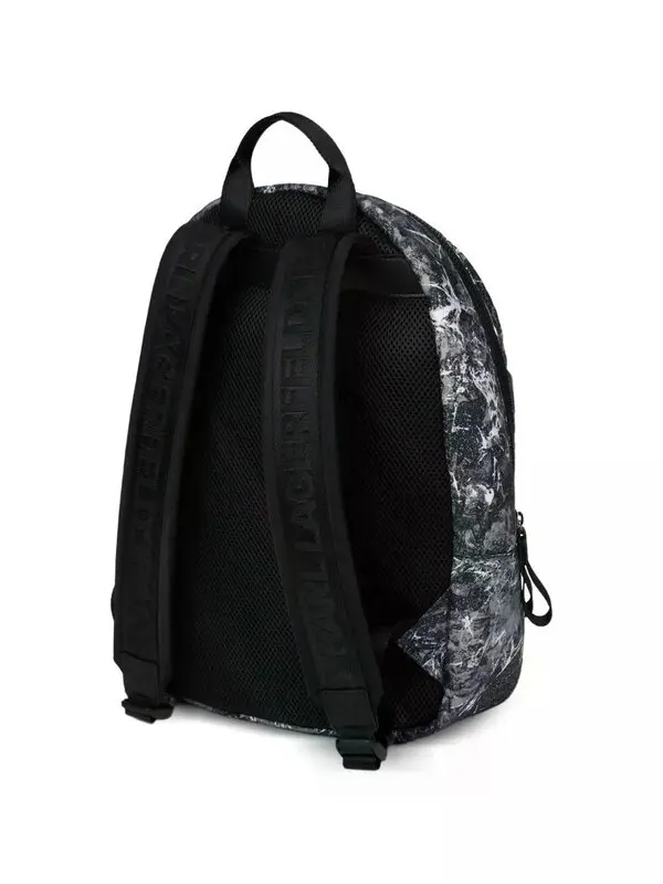 Karl Lagerfeld All-over Print Logo Backpack