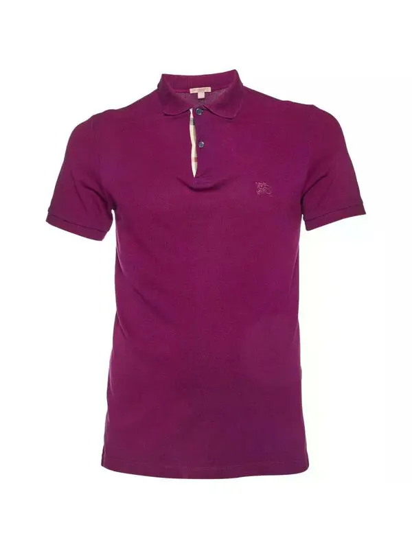 Burberry Embroidered Logo Polo Shirt