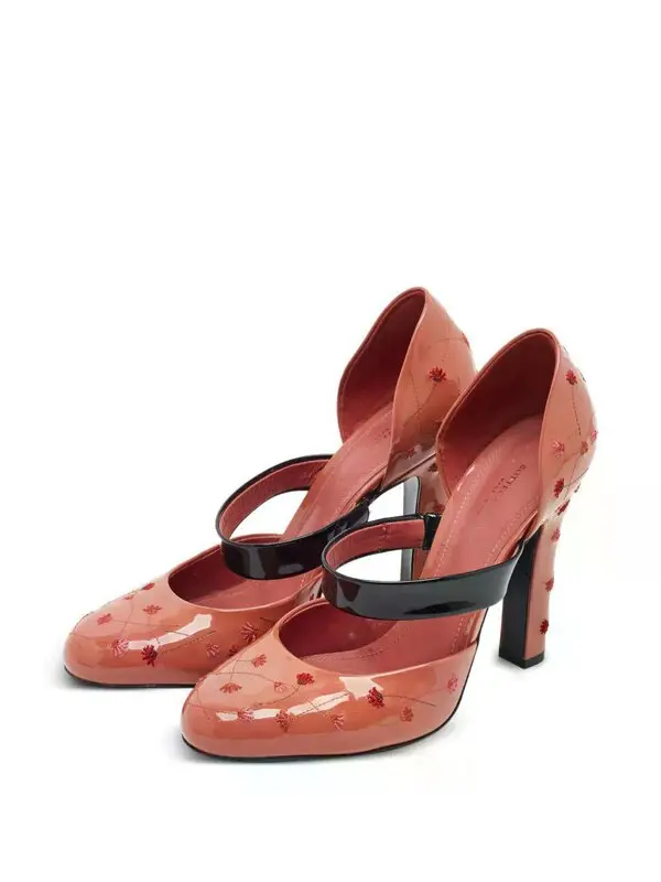 Bottega Veneta Mary Jane Floral-print Pumps