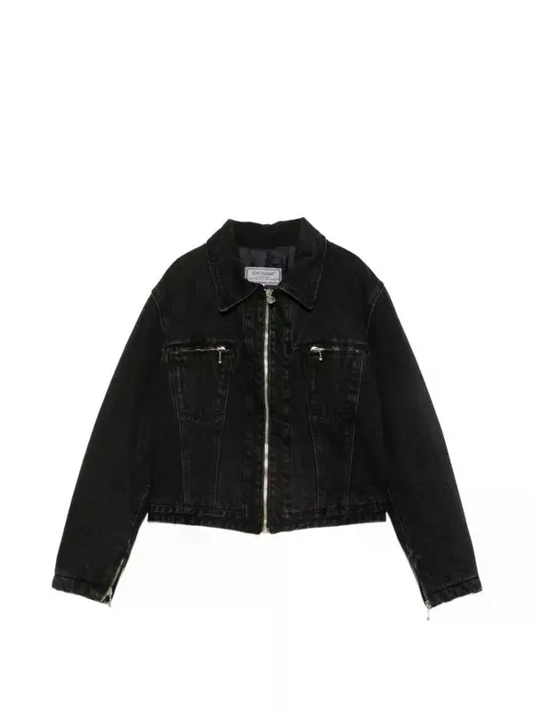 Fendi 1990s Fendissime Denim Jacket - Black