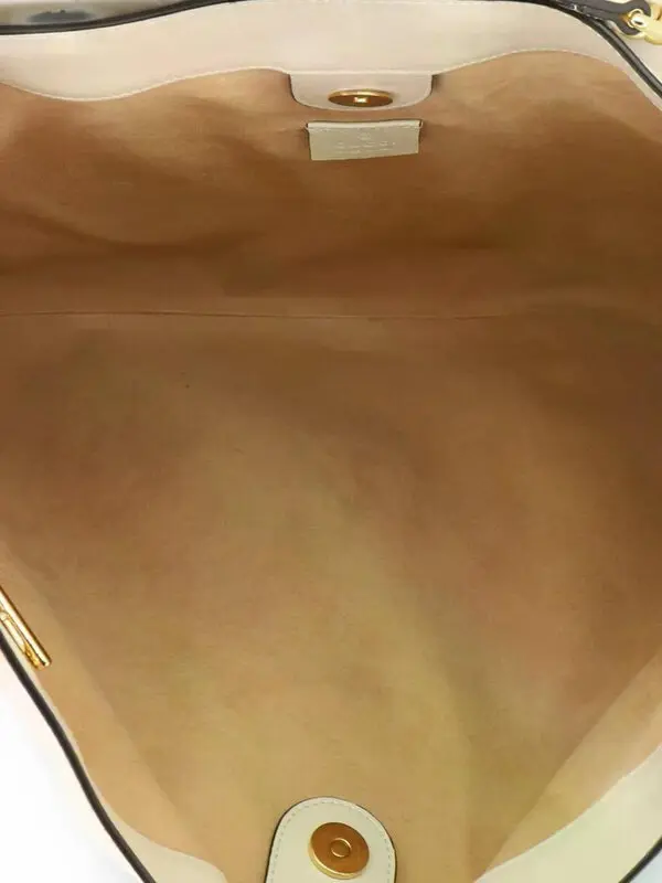 Gucci Rajah Chain Leather Large Tote Bag