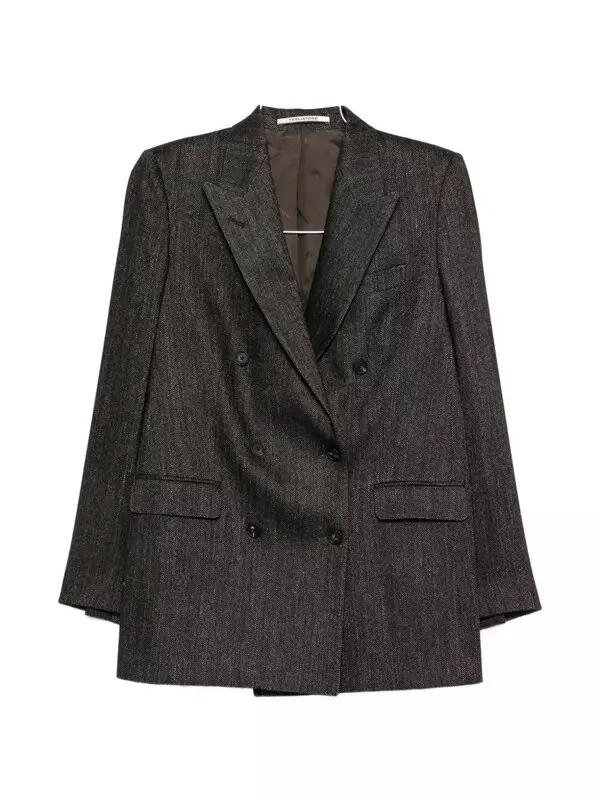 Tagliatore Herringbone Double-breasted Blazer
