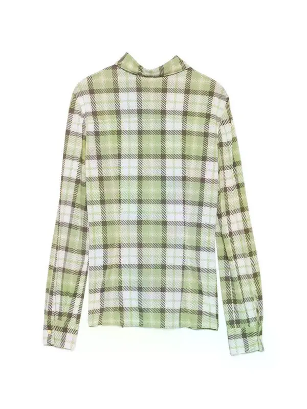 Miu Miu 2000s Check-print Shirt