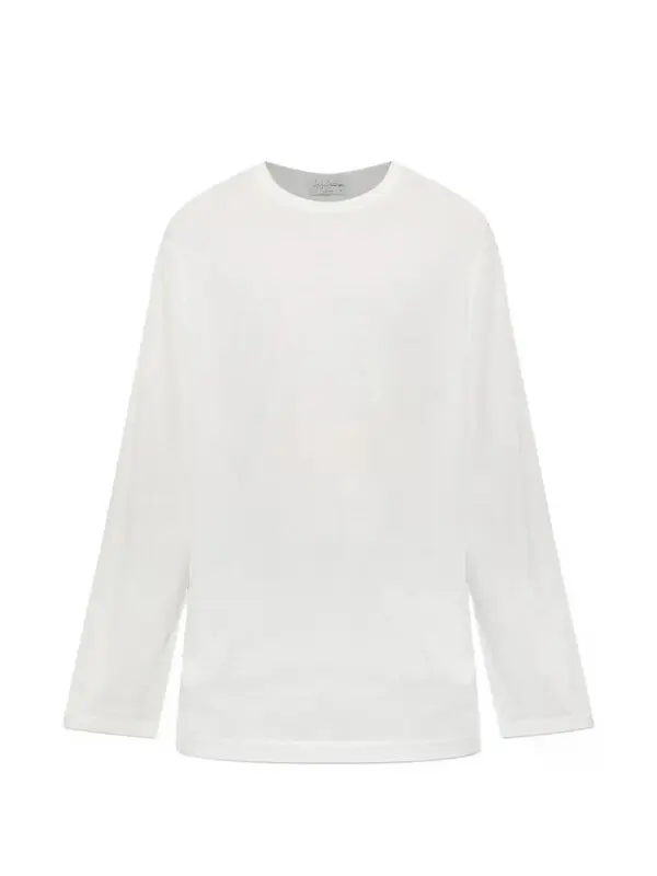 Yohji Yamamoto Round-neck Long-sleeve Top