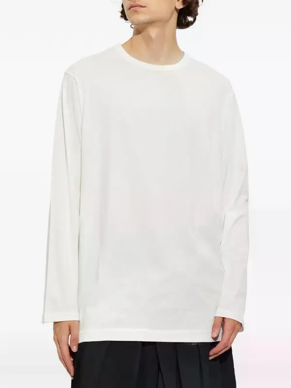 Yohji Yamamoto Round-neck Long-sleeve Top