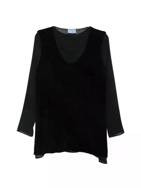 Prada 1990s Layered-design Top