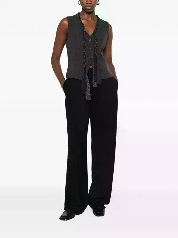 ELEH Braided-trim Sleepless Waistcoat