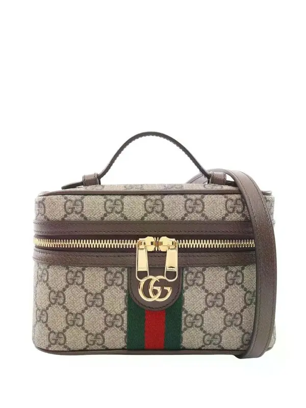 Gucci 2016-2026 Small Gg Supreme Web Ophidia Vanity Bag Satchel