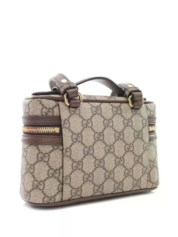 Gucci 2016-2026 Small Gg Supreme Web Ophidia Vanity Bag Satchel