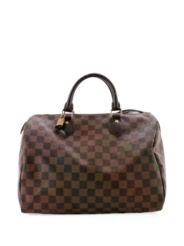 LOUIS VUITTON Speedy Handbag Damier 30 Satchel