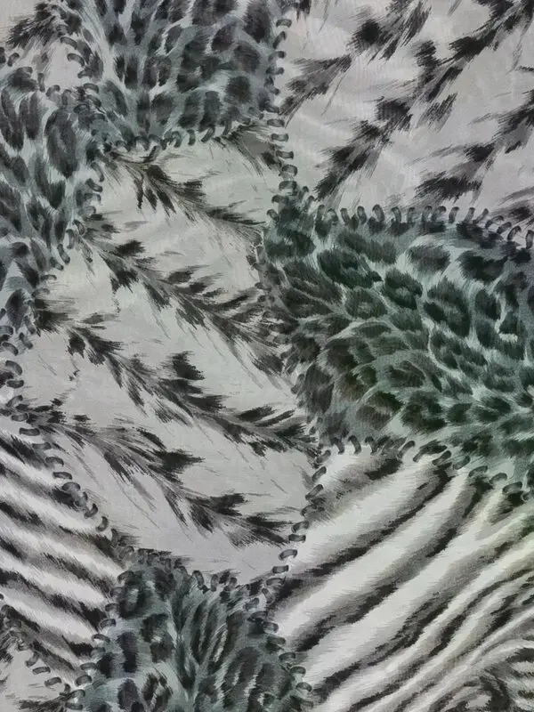 Fendi 1990s Patchwork Animal-print Scarf