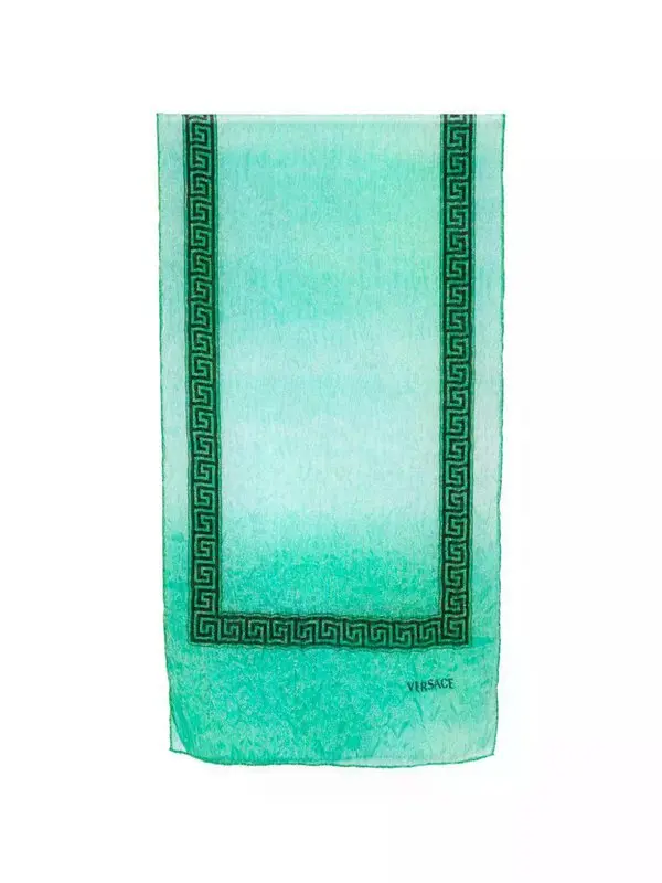 Versace 2000s Greca-print Scarf