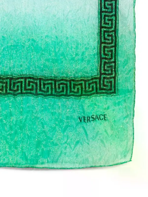 Versace 2000s Greca-print Scarf