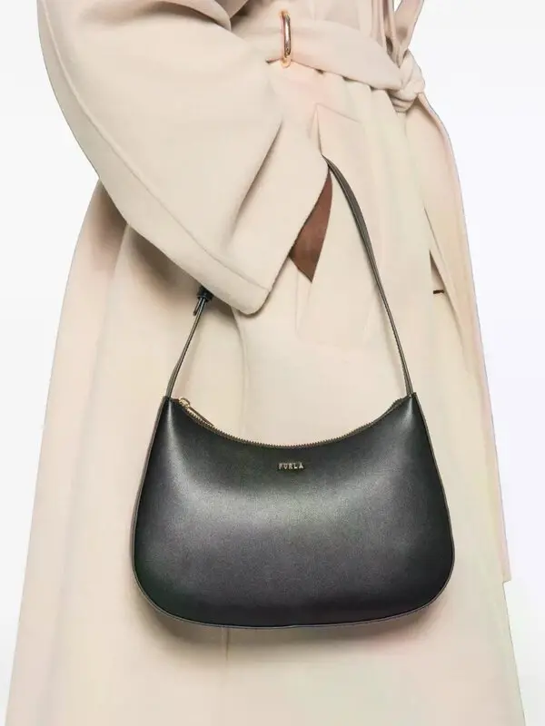 Furla Logo-plaque Leather Shoulder Bag