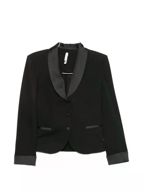Imperial Satin-trim Single-breasted Jacket