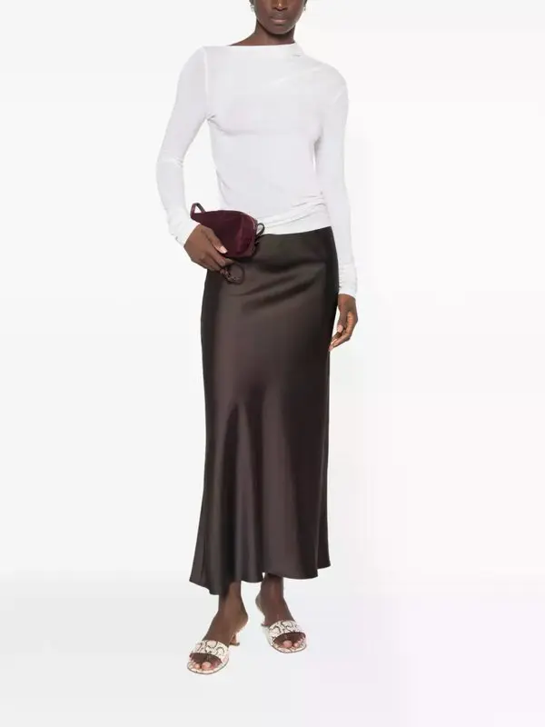 Imperial Draped Long-sleeve Top
