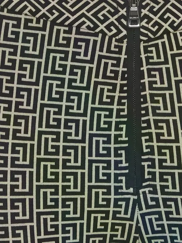 Balmain Monogram-jacquard Leggings