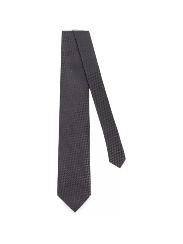 TOM FORD Geometric-pattern Silk Tie