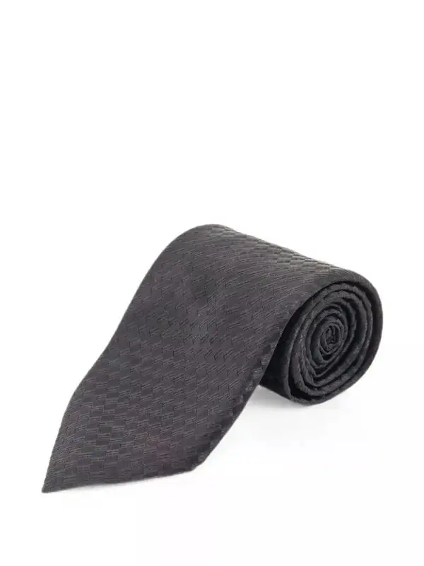 TOM FORD Geometric-pattern Silk Tie