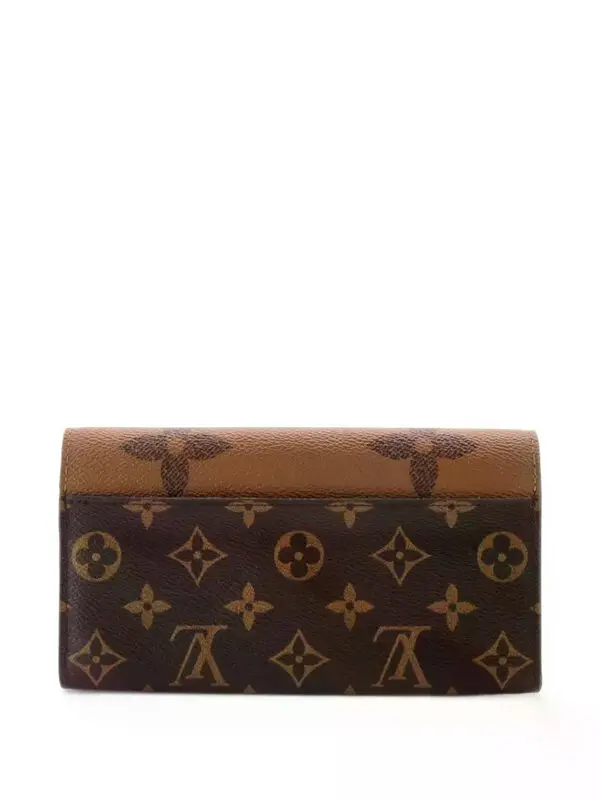 LOUIS VUITTON Sarah Wallet Nm Reverse Monogram Giant And Monogram Canvas Small Wallets