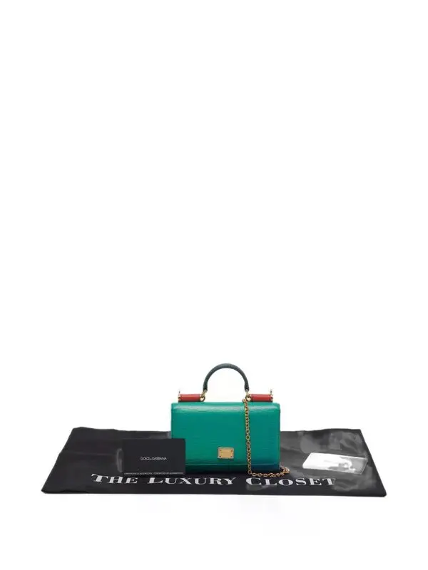 Dolce & Gabbana Miss Sicily Von Leather Mini Bag