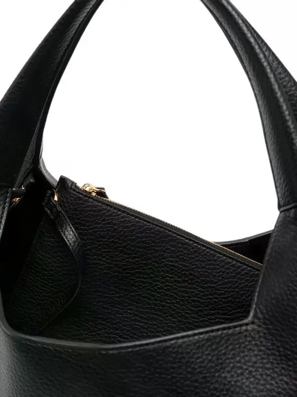 Elisabetta Franchi Grained-effect Zip-detail Shoulder Bag