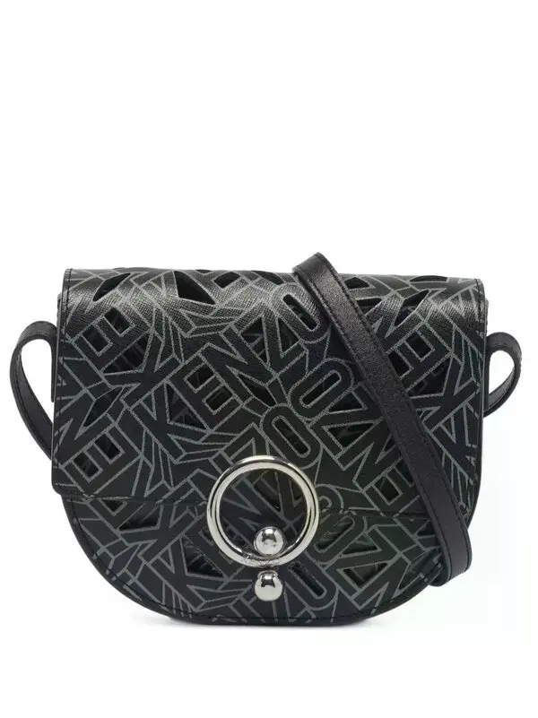 Kenzo Flying Laser-cut Cross Body Bag - Black