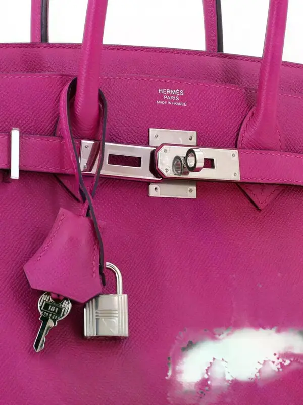 Hermès Birkin Handbag Epsom With Palladium Hardware 30 Satchel