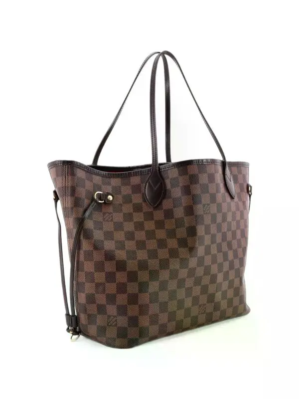 LOUIS VUITTON Neverfull Damier Mm Tote Bag - Brown