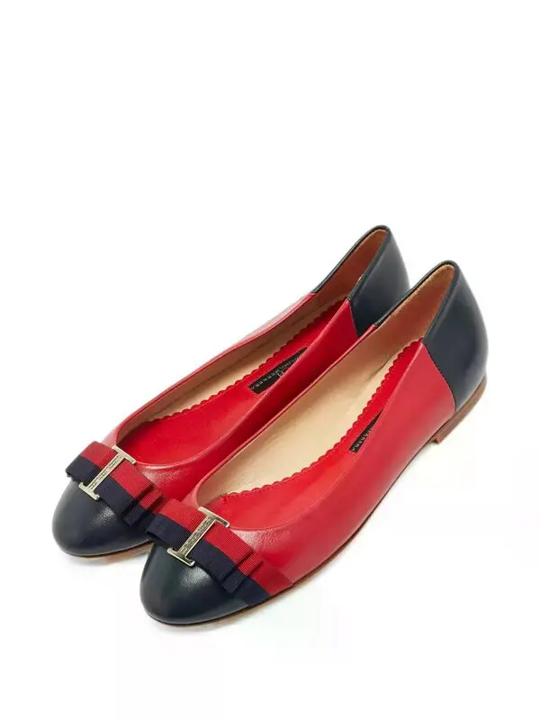 Carolina Herrera Bow-detail Ballet Flats