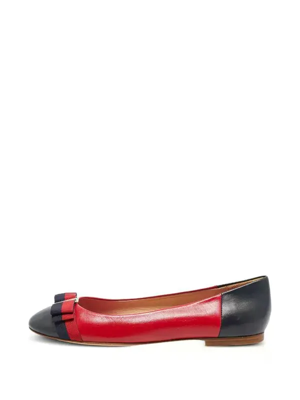 Carolina Herrera Bow-detail Ballet Flats - Red