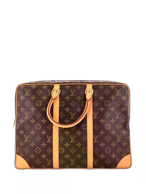 LOUIS VUITTON Porte-documents Voyage Briefcase Monogram Canvas Business Bag