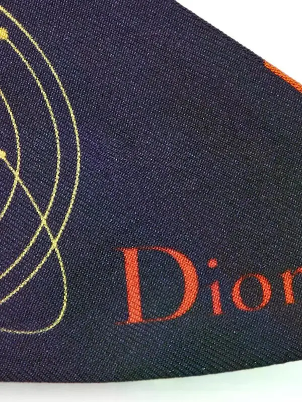 Dior Mitzah Astrology-print Scarf