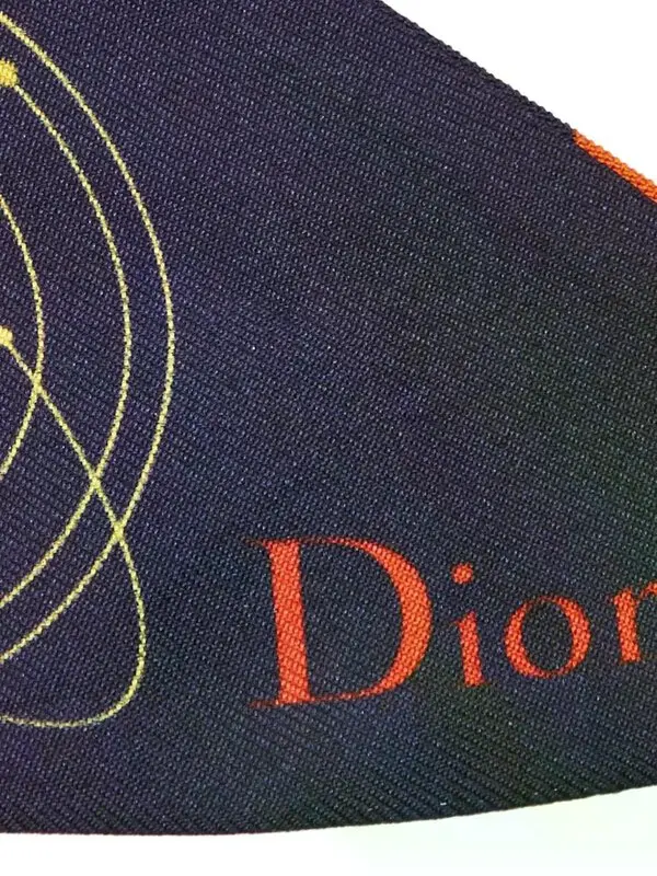 Dior Mitzah Astrology-print Scarf - Blue