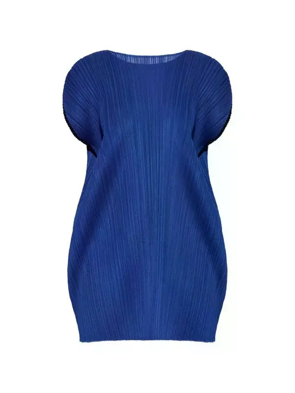 Issey Miyake July Pleated Mini Dress