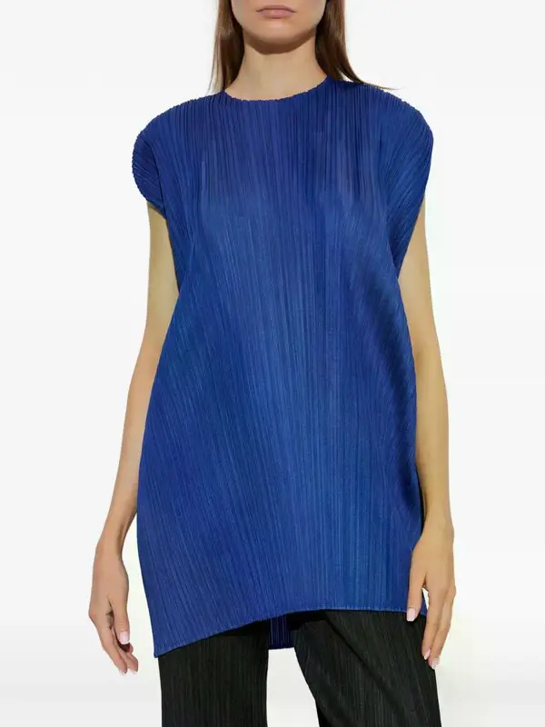 Issey Miyake July Pleated Mini Dress