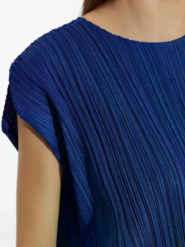 Issey Miyake July Pleated Mini Dress