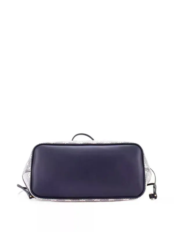 LOUIS VUITTON Monoglam Jacquard Canvas Mm Tote Bag - Blue