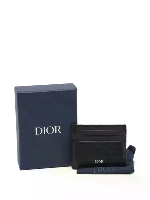 Dior 2023 Galaxy Oblique Perforated Card Holder